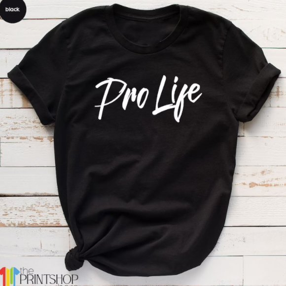 Handmade | Tops | Pro Life Shirt Prolife Tshirt Catholic Shirt | Poshmark